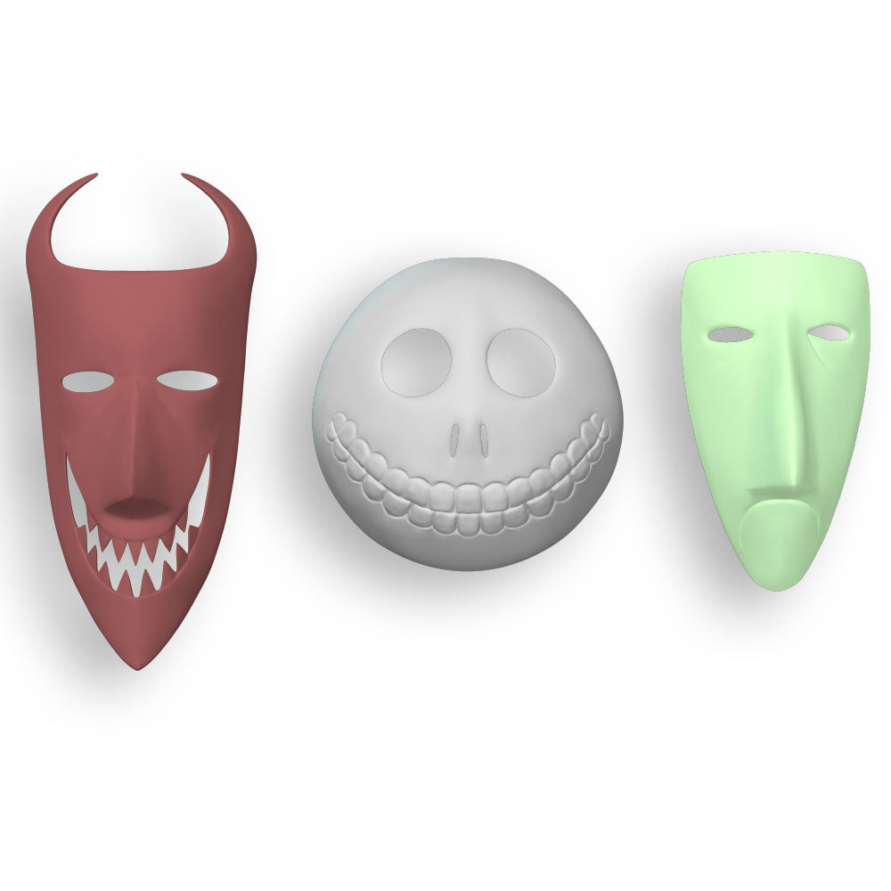 3D print file. Lock, Shock and Barrel Masks – juliechantal
