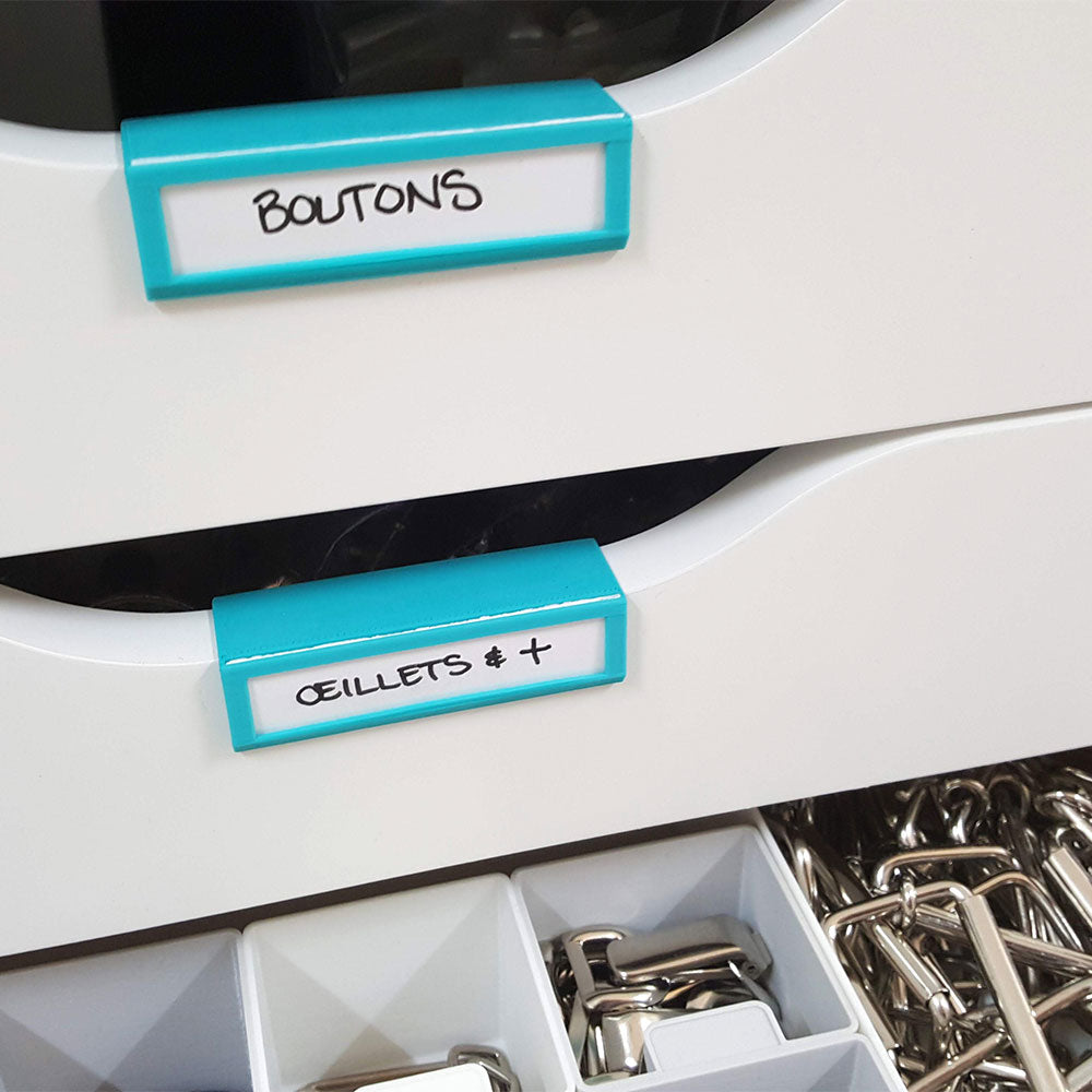 3D print file. Label holder for drawer – juliechantal