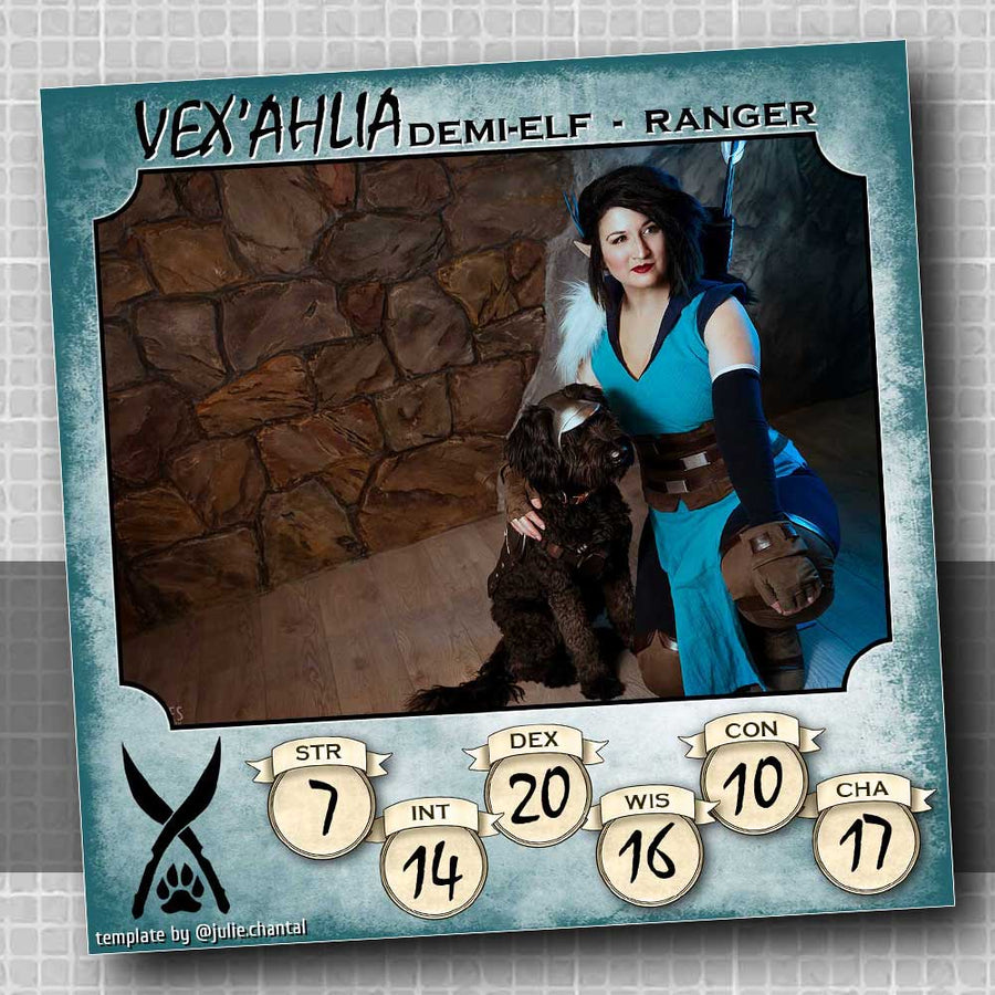 Gabarit de fiches de personnage Vox Machina – juliechantal