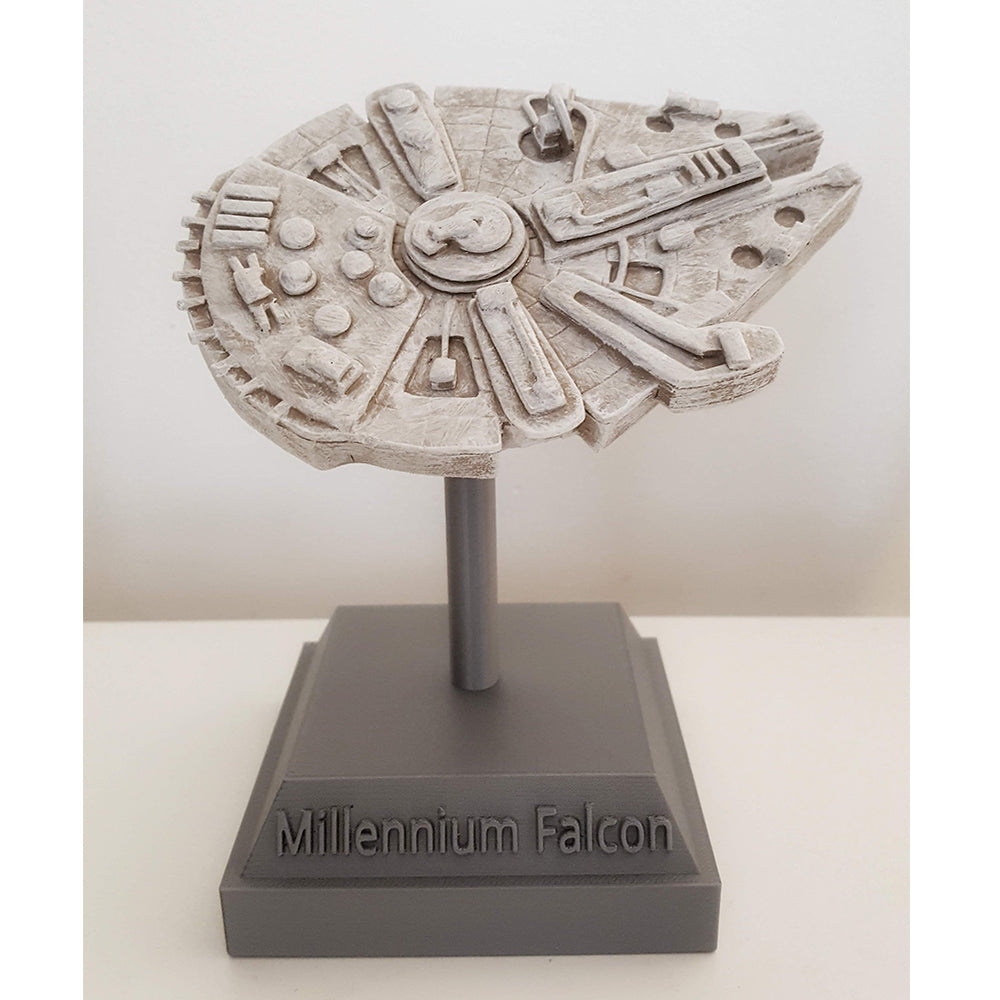 Template of a miniature Millennium Falcon. Ideal for EVA foam crafting ...