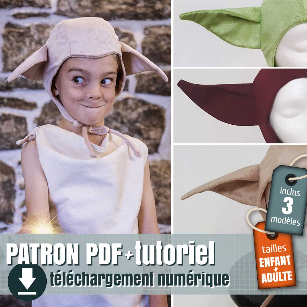 Goblin hat pattern. Size toddler, child, Adult (S to XL) – juliechantal