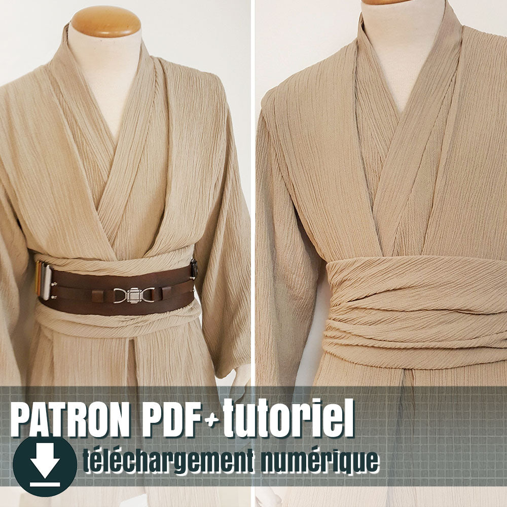 Jedi's tunic pattern. Available sizes: XS to 5XL – juliechantal